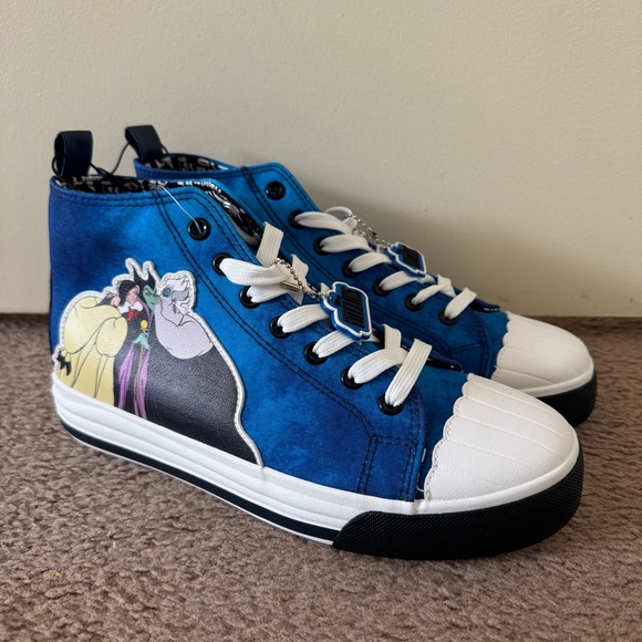 Disney | Shoes | Disney Villains Womens Casual Hightop Sneakers | Poshmark